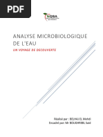 Analyse Microbiologique de l'Eau | PDF