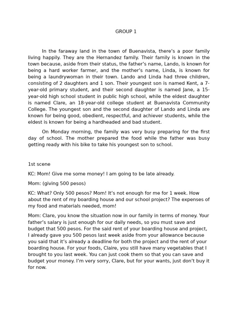 01 Finale Script | PDF