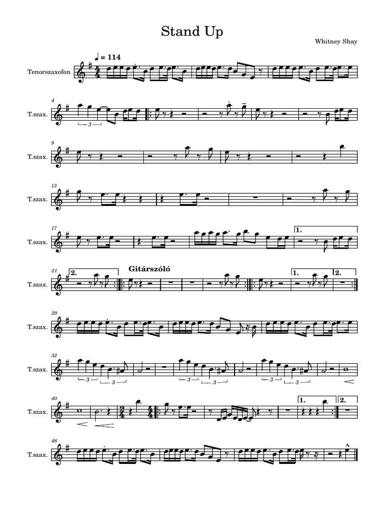 02 - Stand-Up Tenor | PDF