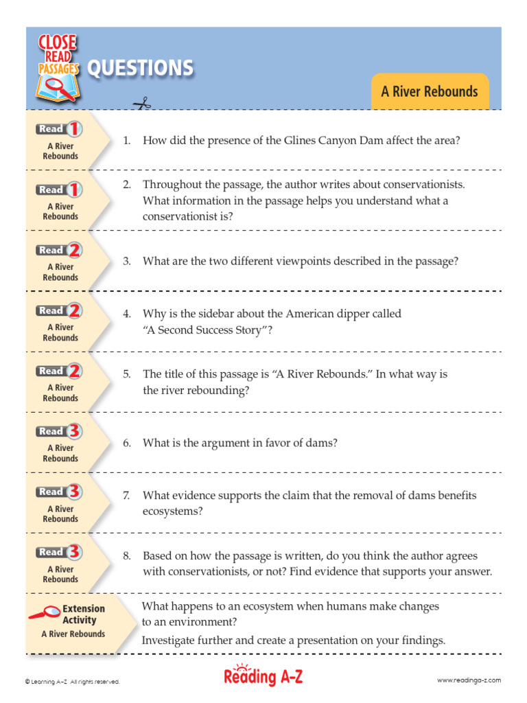 CRP g5 NF A River Rebounds Questions | PDF