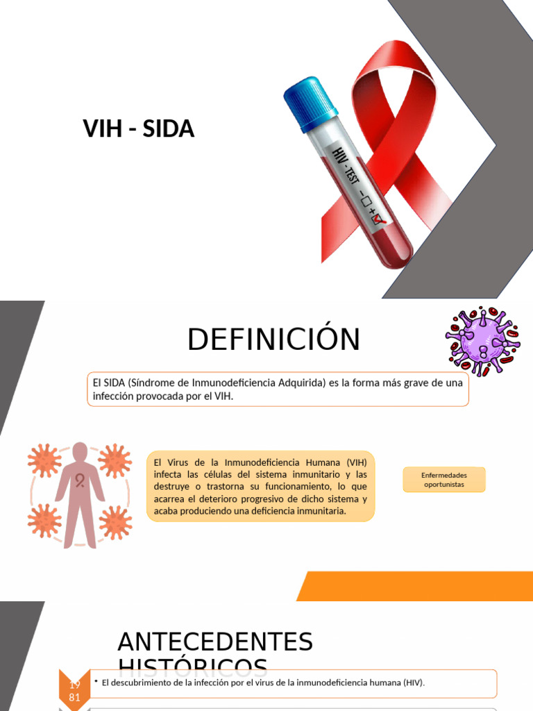 VIH/SIDA: Definición y Epidemiología | PDF | VIH | VIH / SIDA