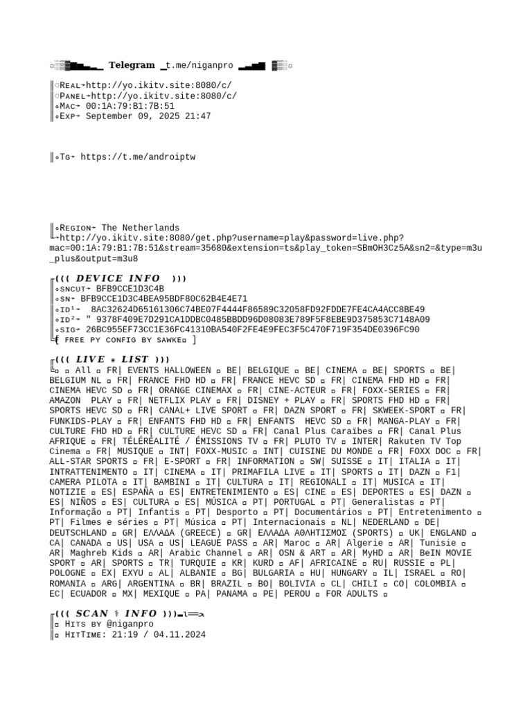 X50 MAC PORTAL Yo - Ikitv - Site - 8080) | PDF | Television | Video