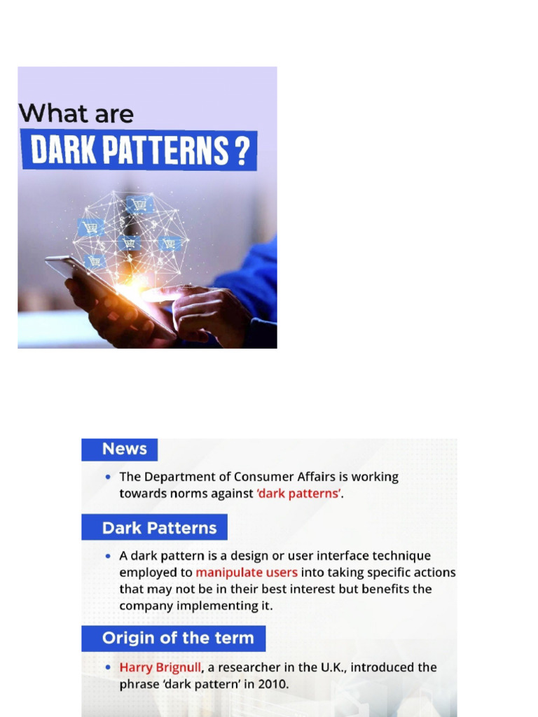 Dark Patterns | PDF