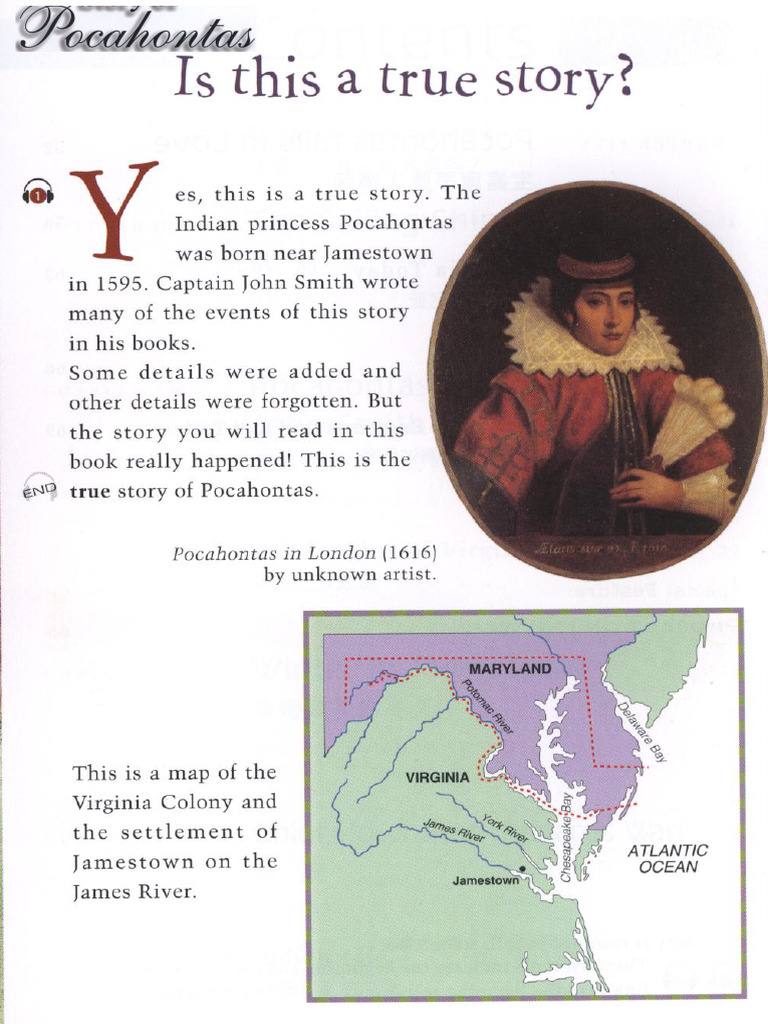 The True Story of Pocahontas - Chapter 1 | PDF
