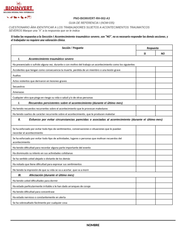 PNO-RH-002-A3 Guia 035 | PDF