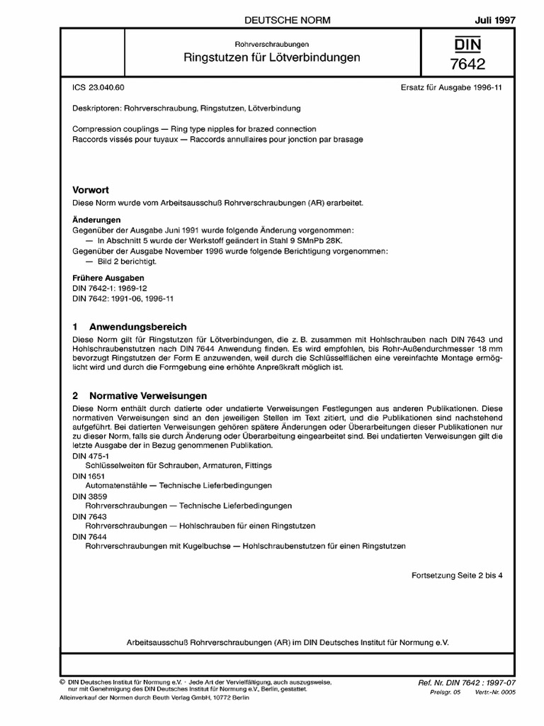 Din 7642 - 7377826 | PDF