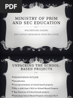 3 School-Based Projects Presentation | PDF | Learning | Critical Thinking