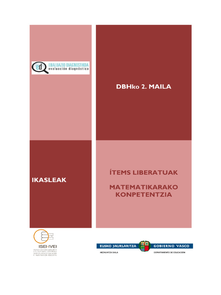 Eranskina - PDF - UNAX MORENO ARNAIZ - Ebaluazio Diagnostikoa | PDF