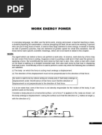 KWV 12 Physcs Work Energy and Power Notes | PDF | Force | Power (Physics)