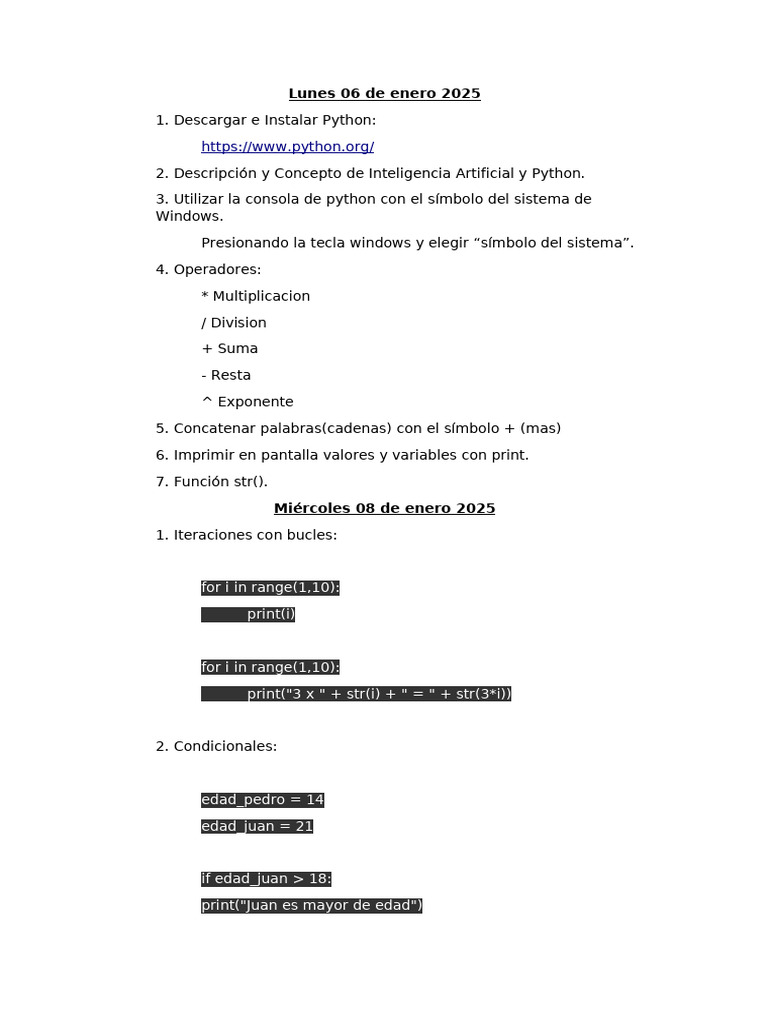 Guía Básica de Python y VSCode | PDF