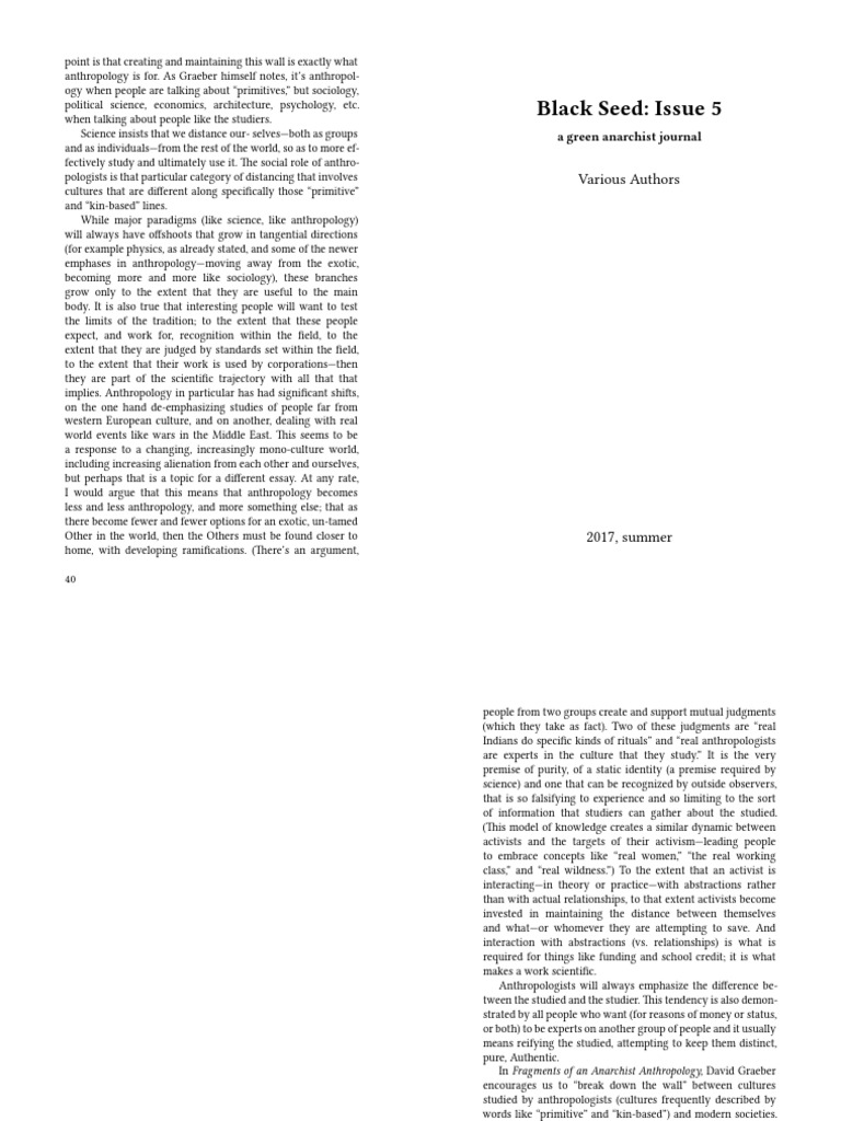 Black Seed Issue 5 | PDF | Science | Knowledge