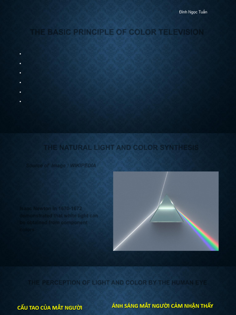 Lesson_1 the Basic Principle of Color Television | PDF