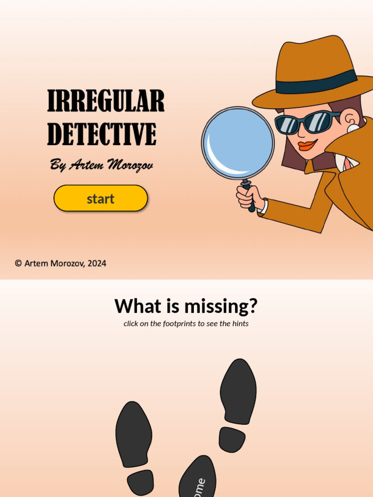 Irregular Detective 1 _ by Artem Morozov | PDF