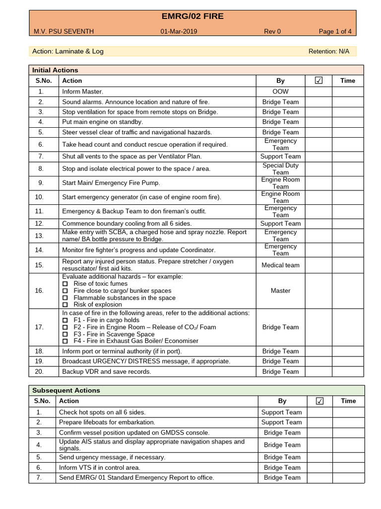 EMRG 02 Fire | PDF | Engines | Firefighting