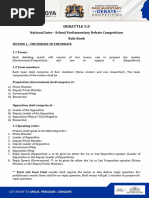 Debate Rules | PDF