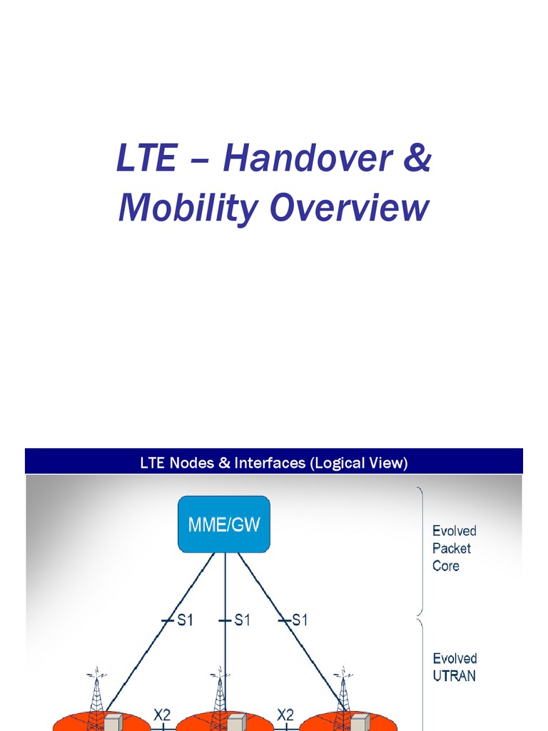 LTE - Handover & Mobility Overview | PDF