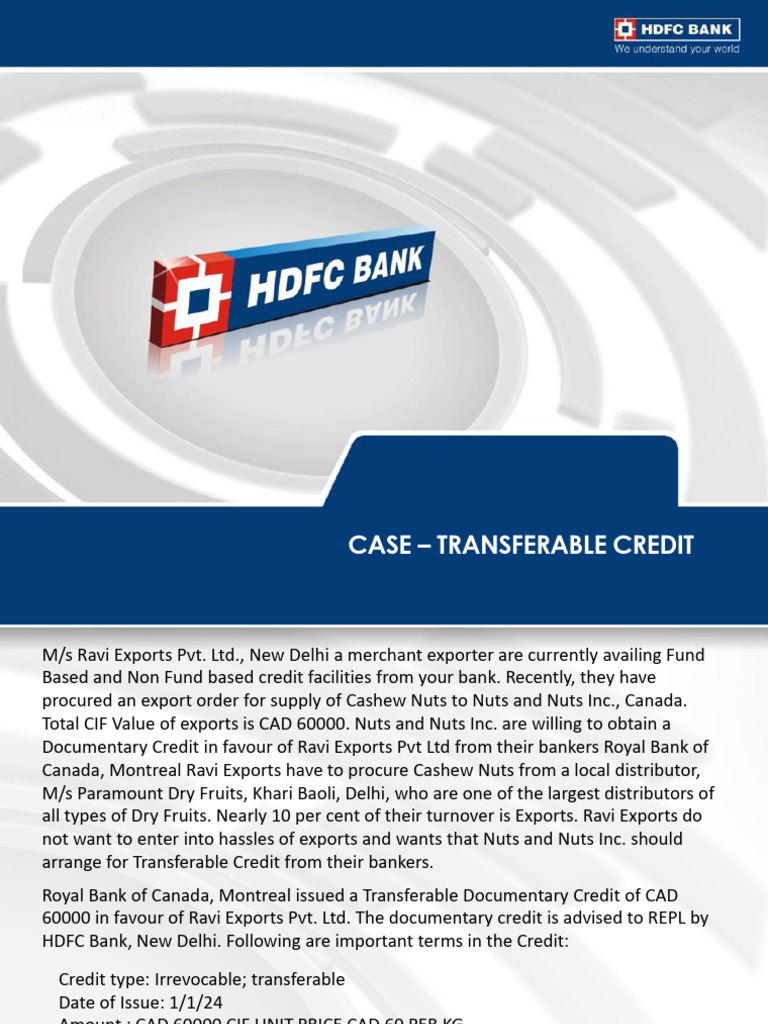 10 Case 2024 Two Transferable LC | PDF | Insurance | Business