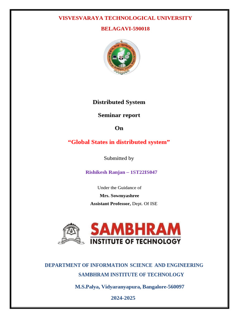 Rishi Distributed System | PDF | Distributed Computing | Theoretical Computer Science
