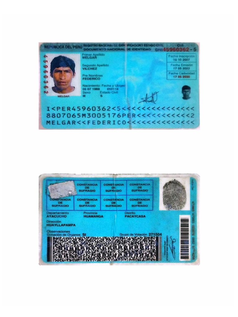 Curriculum - Vitae - Federico - Melgar - Vilchez Dni, Certiadulto ...