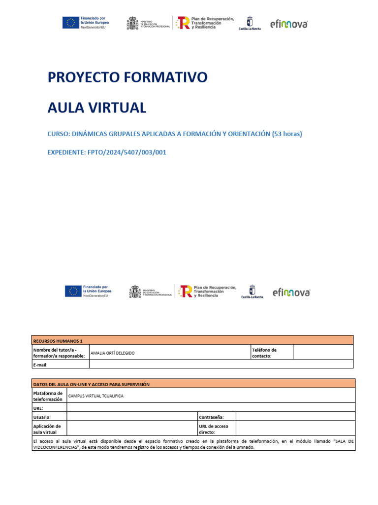 Cualificación y recualificación PROYECTO FORMATIVO | PDF | Evaluación | Aprendizaje