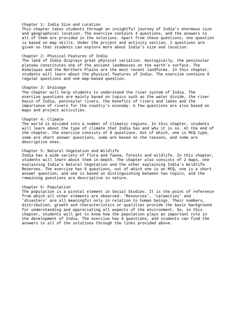 Class 9 Notes 2025 Pdf River Nature