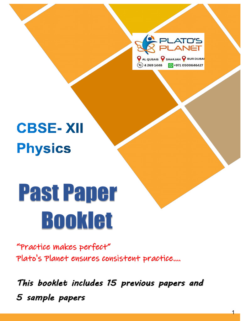 Cbse Physics Booklet G12_pagenumber (1) | PDF | Rectifier | Capacitor