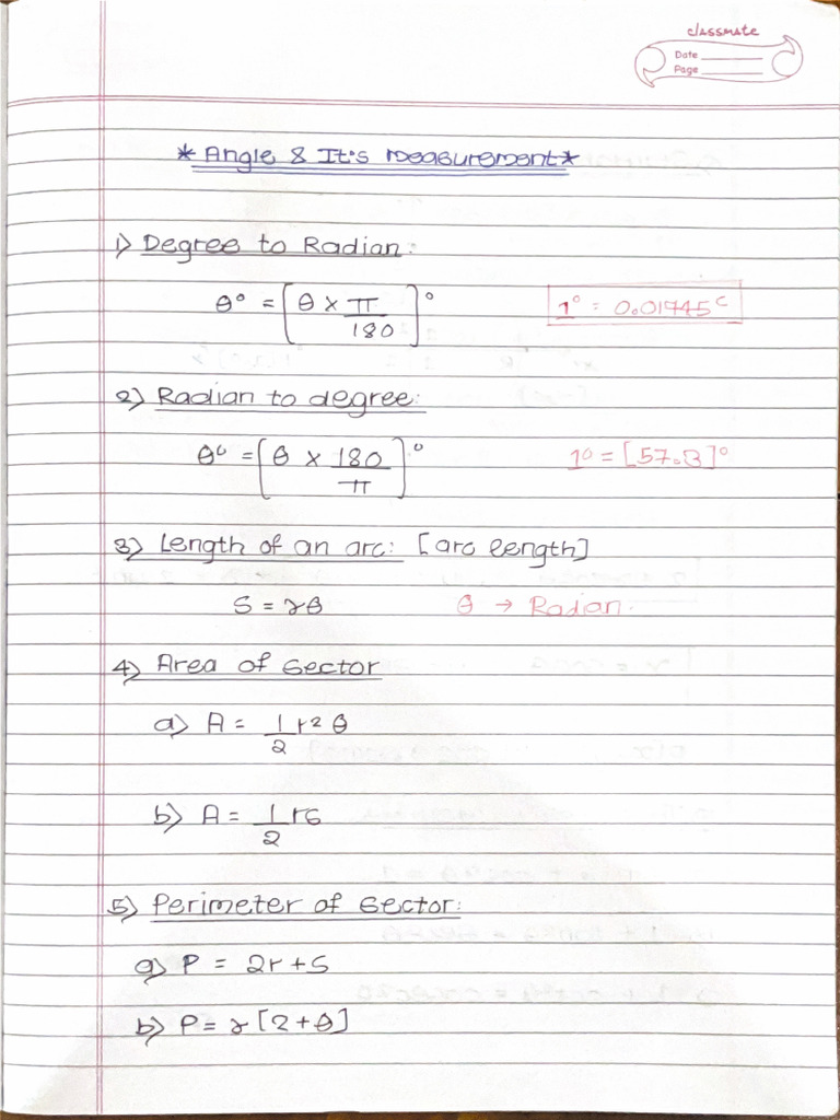 Maths formulae book | PDF