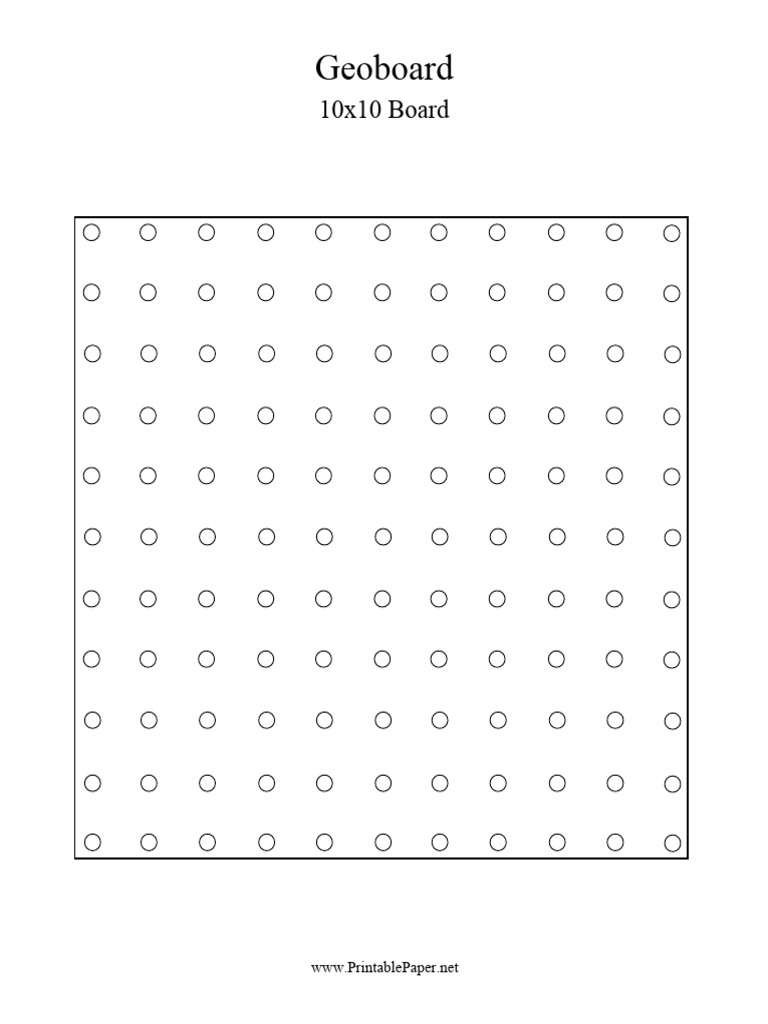 Geoboard Print | PDF
