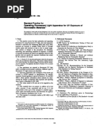 ASTM G155 Condition | PDF | Ultraviolet | Light