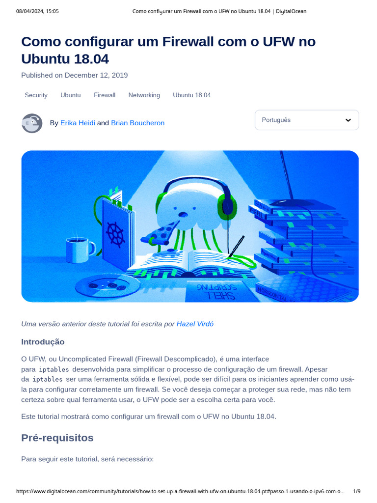 Como Configurar Um Firewall Com o UFW No Ubuntu 18.04 - DigitalOcean ...