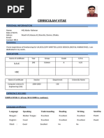 Teacher Biodata Format Example | PDF | Teachers | Behavior Modification