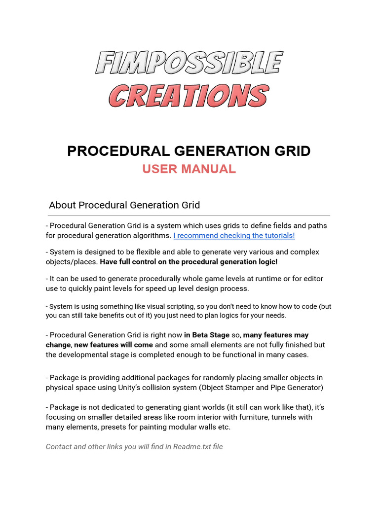 Unity Procedural Grid Guide | PDF | Button (Computing) | Vertex (Graph ...