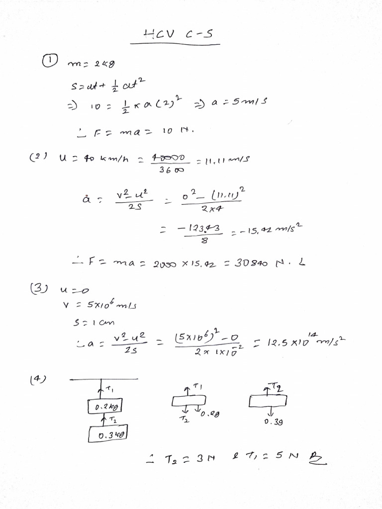 HCV Chapter 5 Soln | PDF