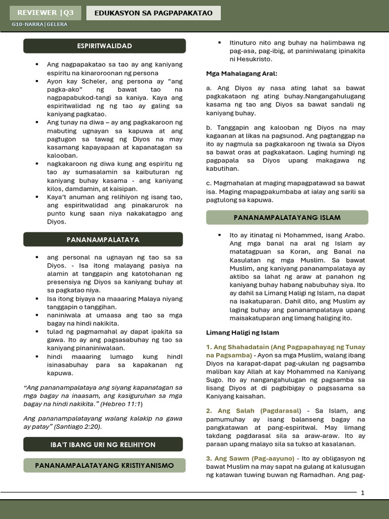 ESP-Q3-REVIEWER | PDF