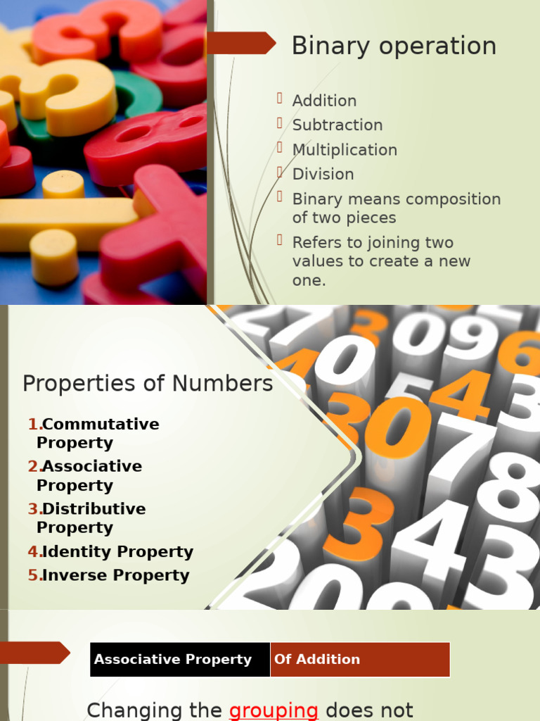 Lesson 4-Properties of Numbers | PDF | Multiplication | Mathematical ...