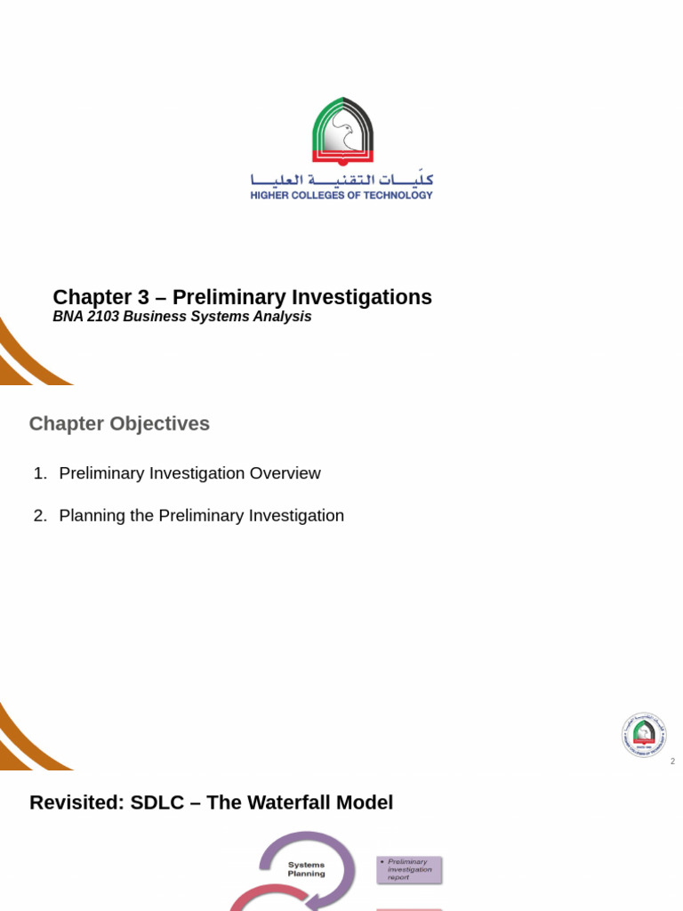 Chapter 3 - Preliminary Investigation | PDF | Feasibility Study | Usability