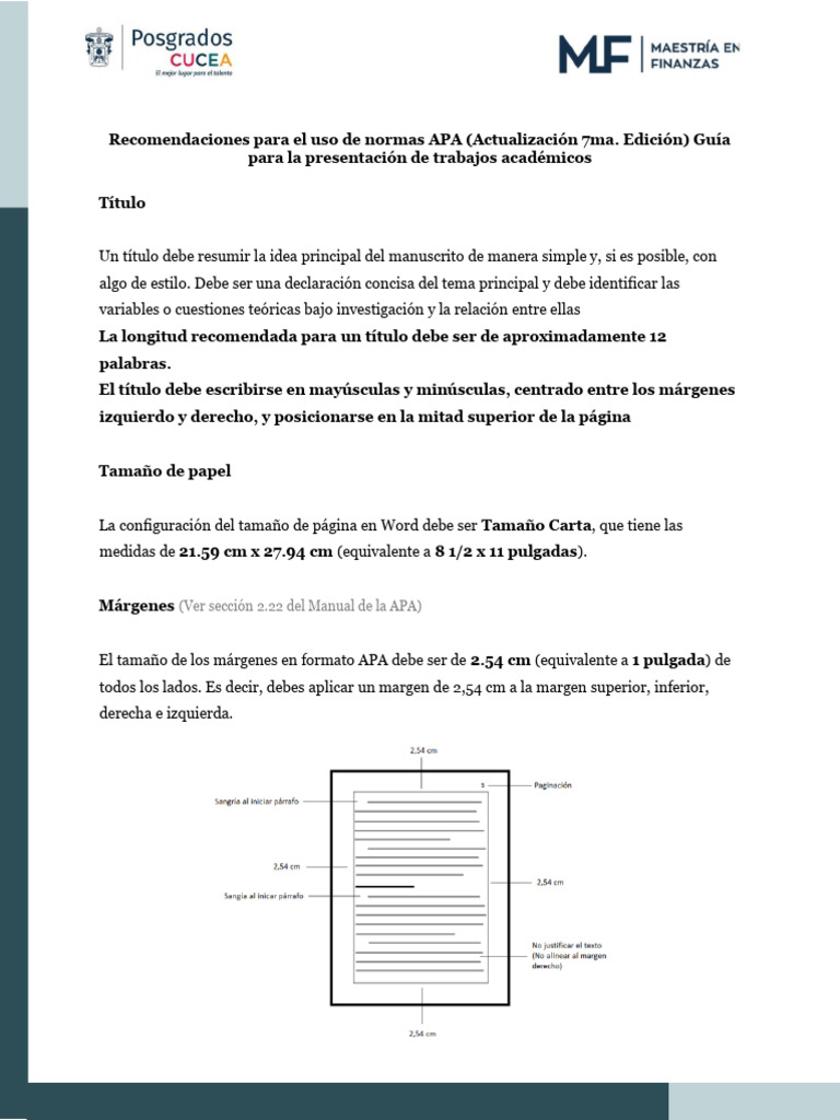Guía de Normas APA 7ma Edición | PDF | Estilo apa | Puntuación