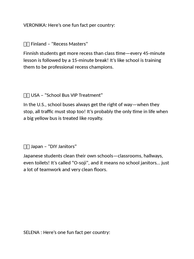 Fun Facts | PDF