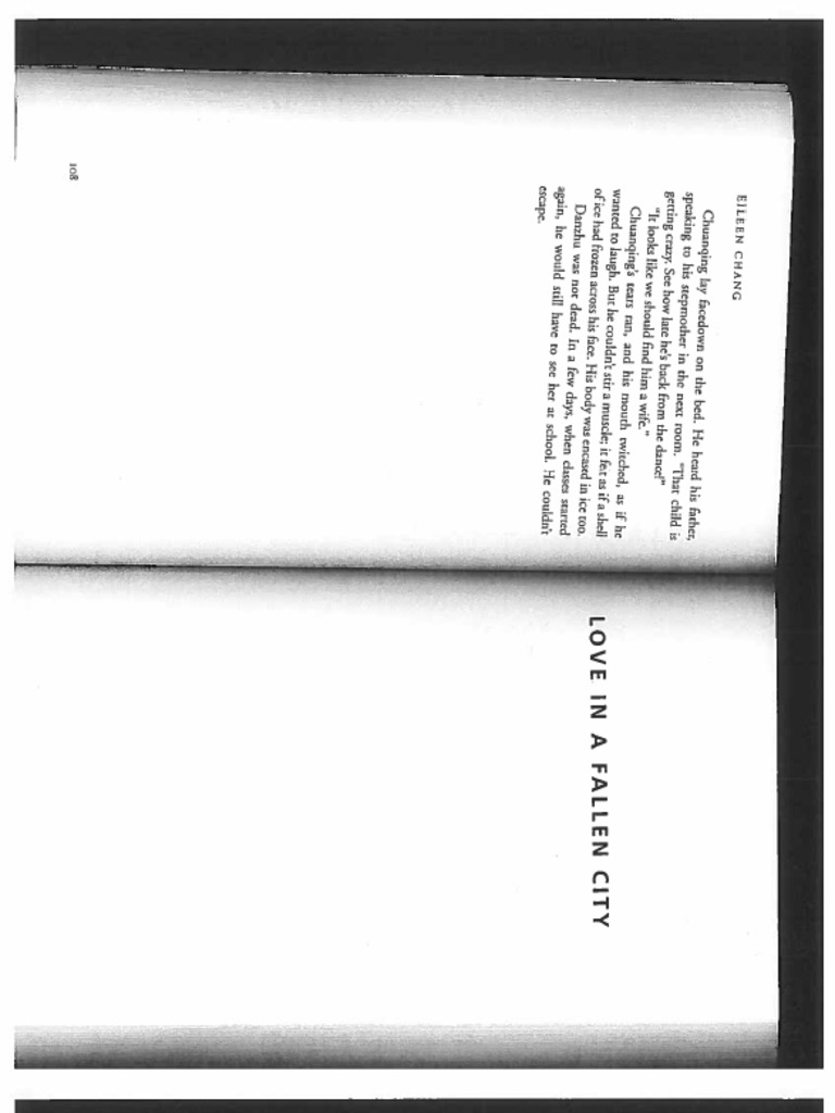 FYSEM. "Love in A Fallen City" | PDF