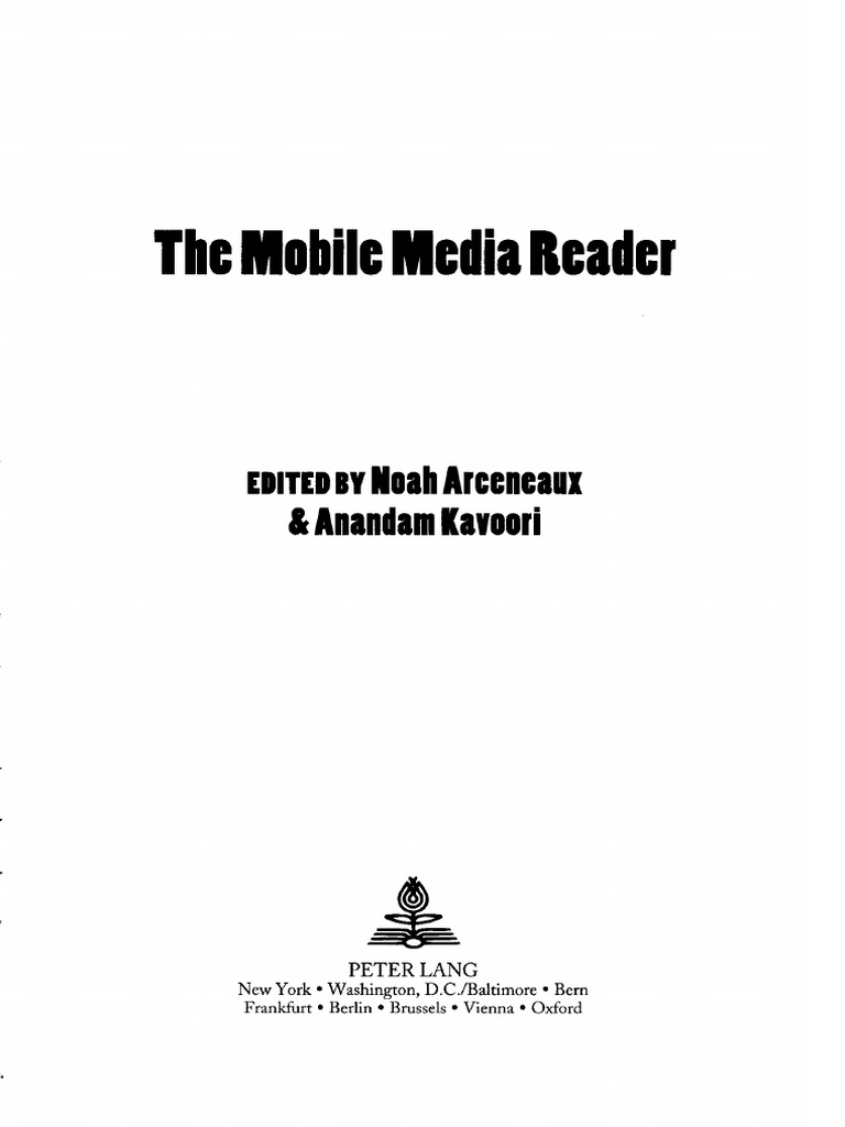 Historicizing Mobile Media Dynamics | PDF | Cellular Network | Telephone