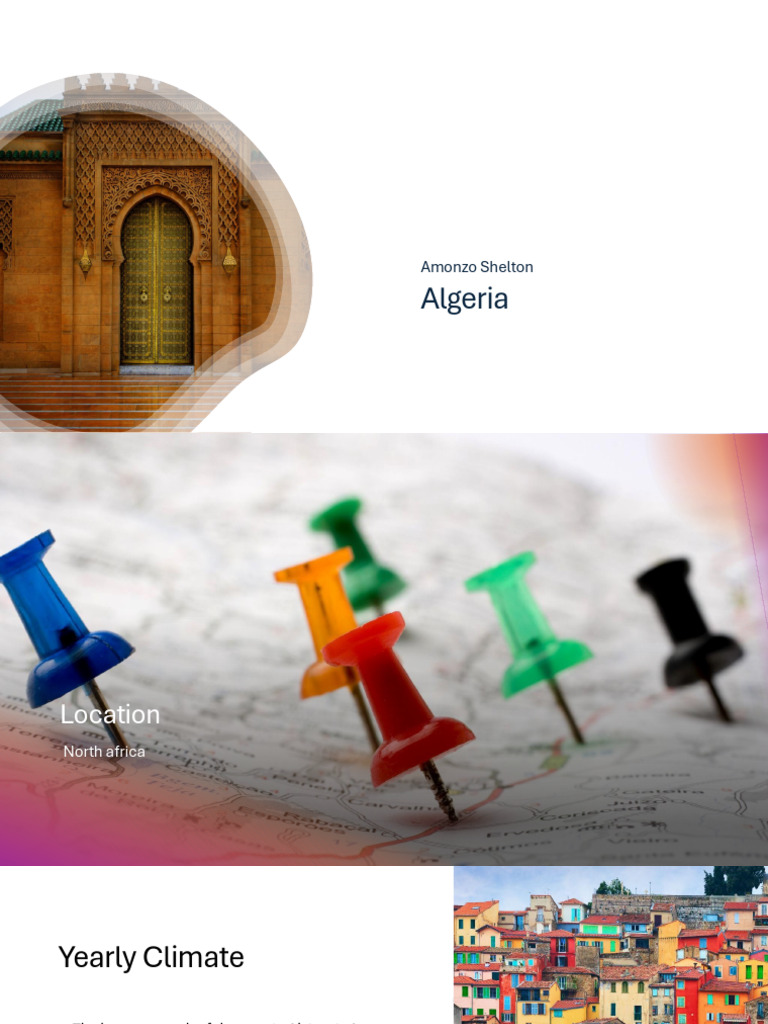 Algeria: Climate, Economy & Facts | PDF