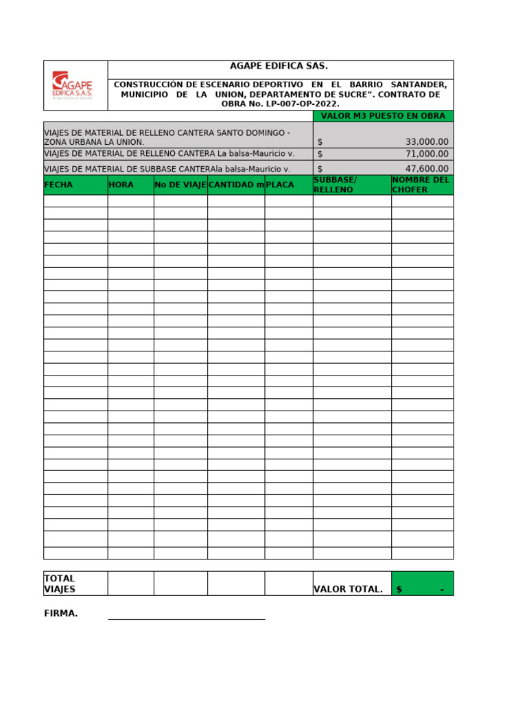 Cuenta-Material Relleno y Sub-Base | PDF