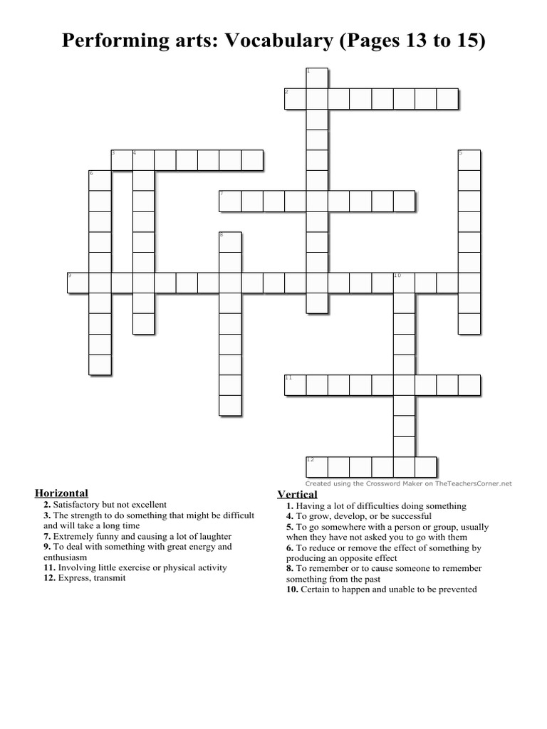 Crossword PDF