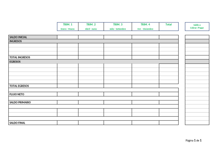 Anexo A Letr Parcial Matutino CF2 2do Semestre 2024 Planilla de Flujo de Fondos | PDF