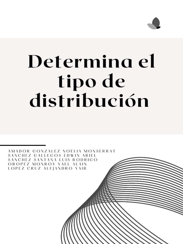 Determinación Del Tipo de Distribución | PDF
