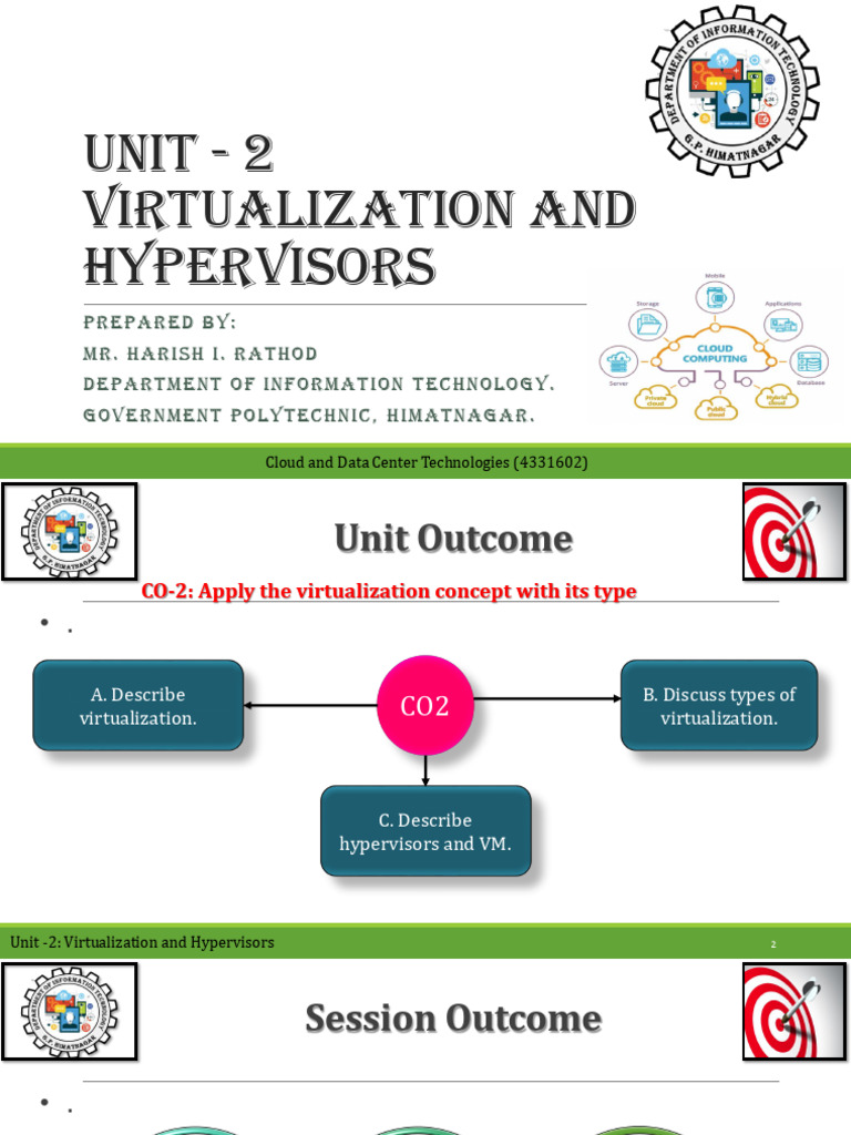 Unit-2-CDCT | PDF | Virtualization | Virtual Machine