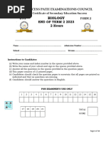 Life Science Grade 9 Novemeber 2022 Exams Question Paper-1 | PDF ...