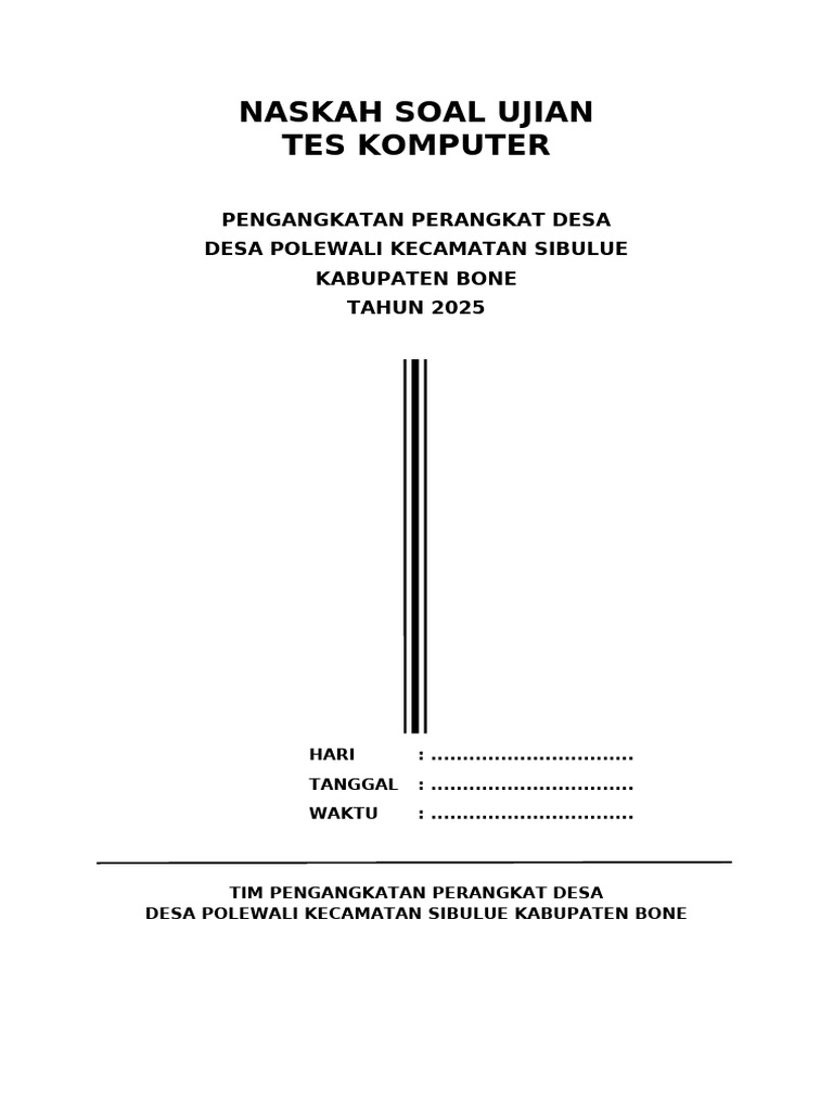 Tes Komputer | PDF