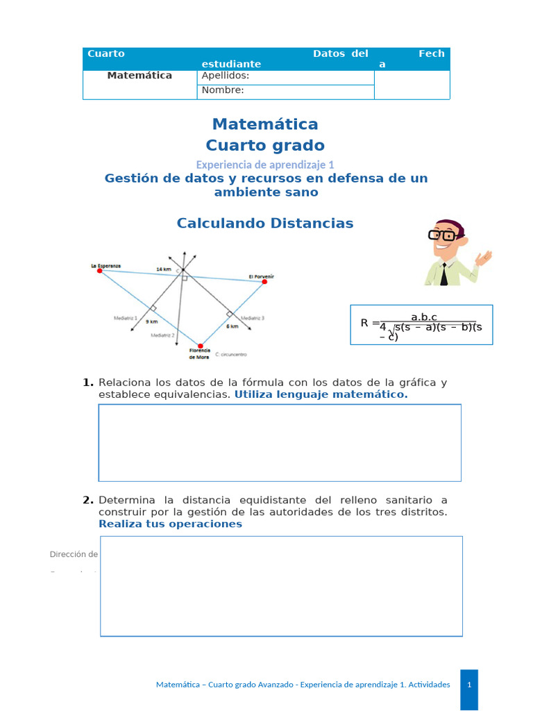 Calculando Distancias 1 | PDF