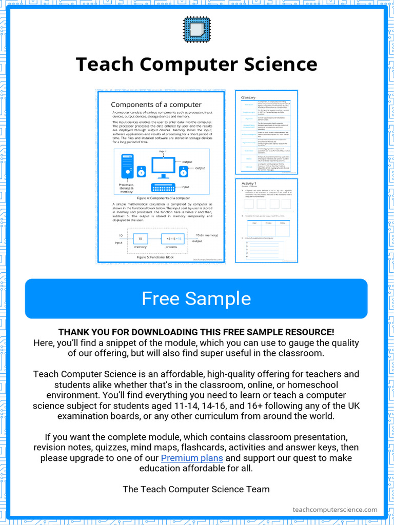 Free Computational Thinking Sample | PDF | Thought | Abstraction